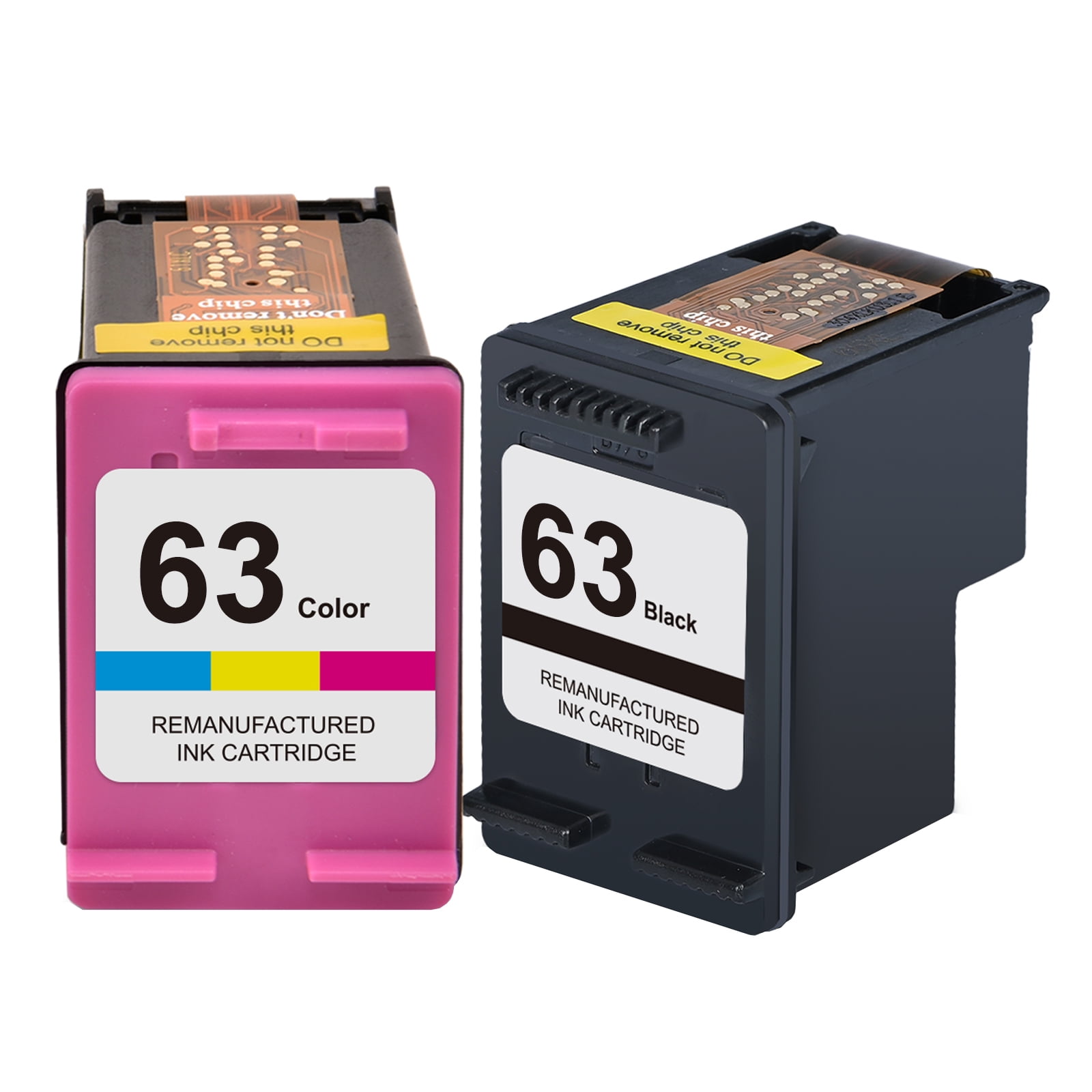 for HP 63 Black/Tri-color Ink (2-pack) | Works with HP DeskJet 1112 ...