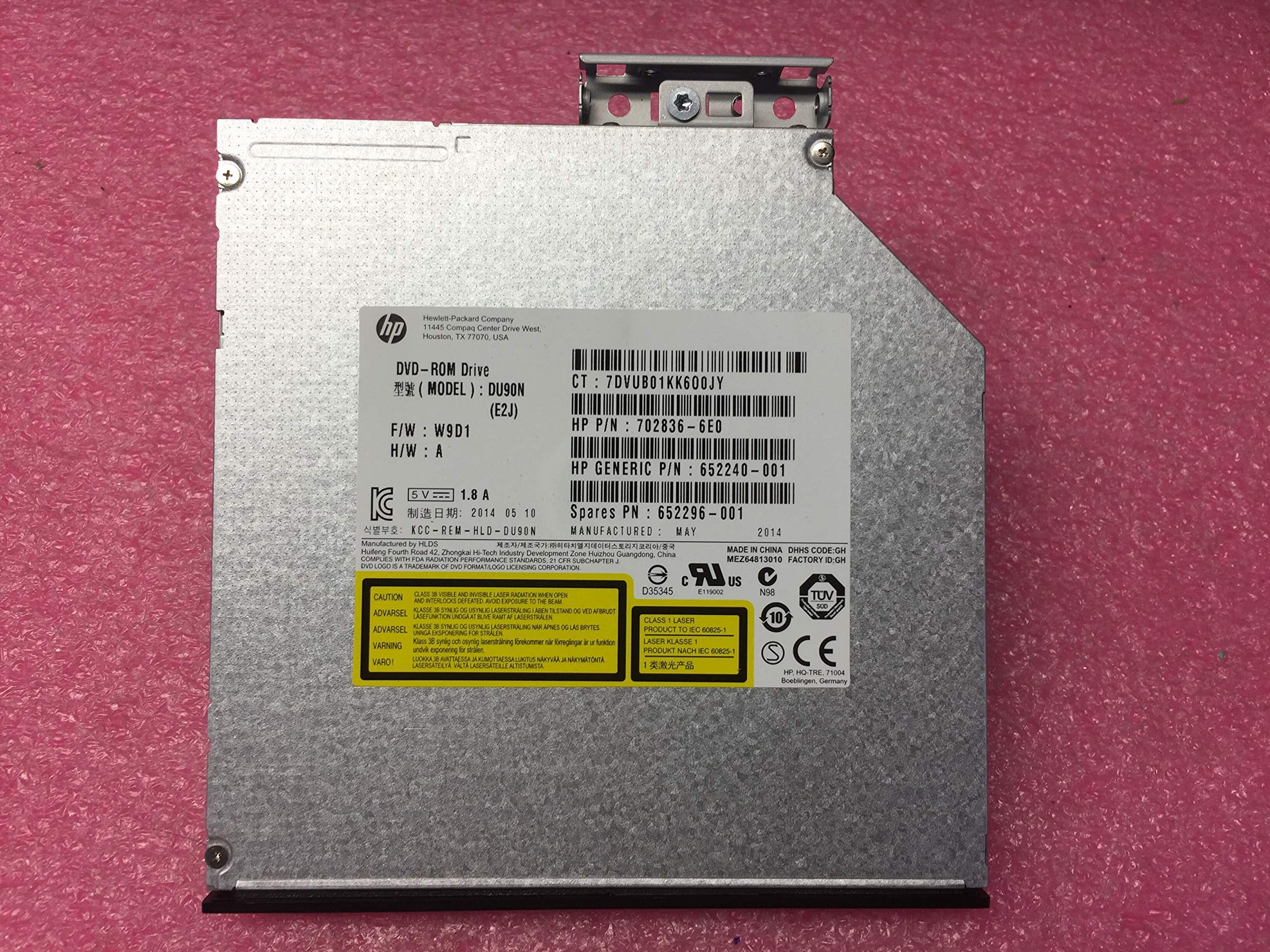 Dvd Internal Drive Sata HP 652296-001 DVD-ROM Optical Drive Jack Black ...
