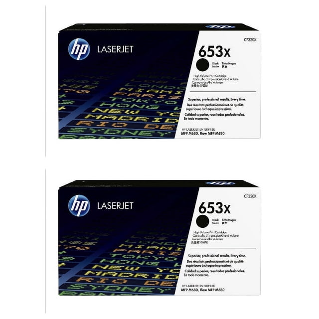 Free Shipping! HP 653X (CF320X) Black High Yield Original LaserJet ...