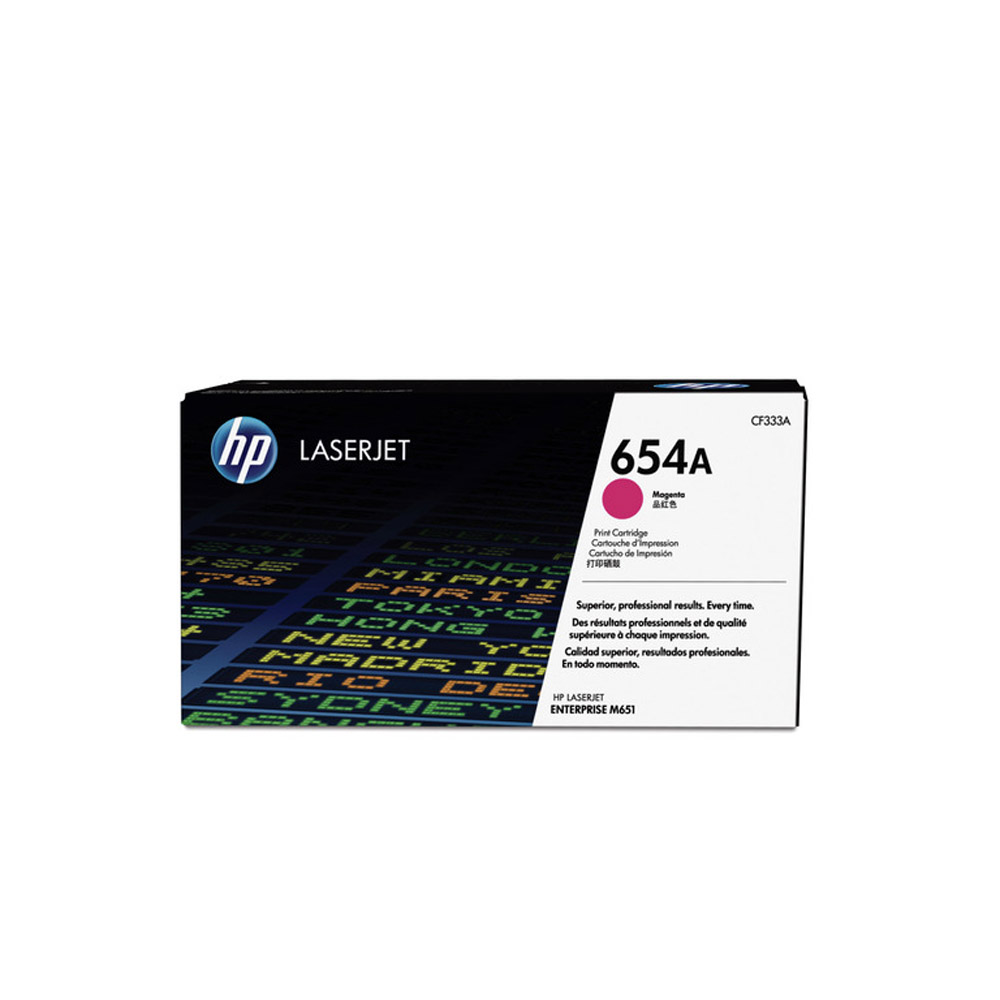 HP 654A Magenta Original LaserJet Toner Cartridge (CF333A), Magenta ...