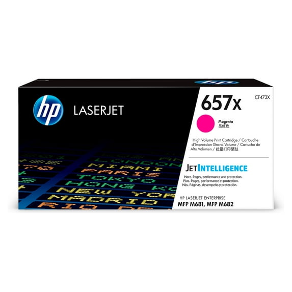 HP 657X High Yield Magenta Original LaserJet Toner Cartridge, ~23,000 ...