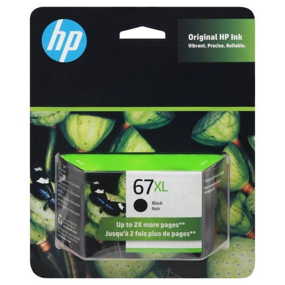 HP 67XL High Yield Black Ink Cartridge, Compatible with ENVY and ...