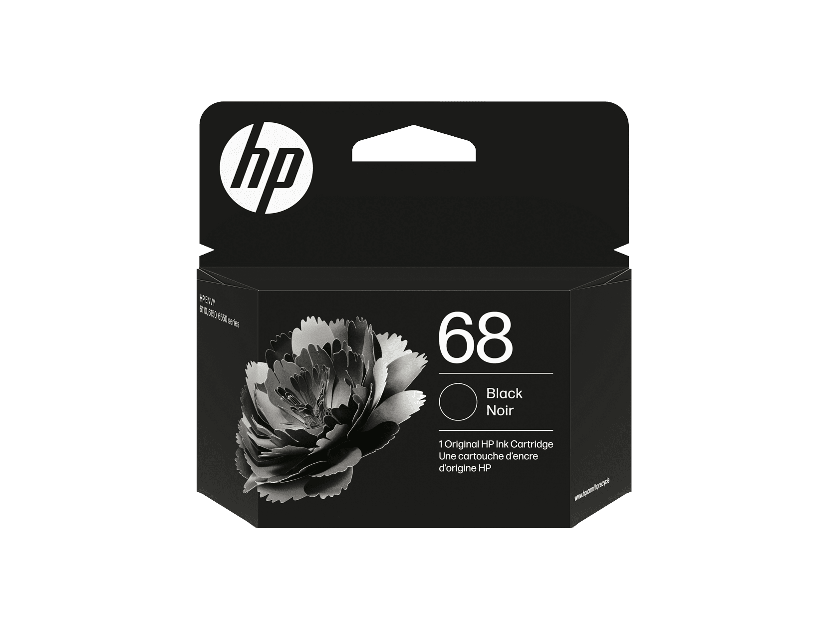 HP 68 Black Original Ink Cartridge, ~160 pages, 7FP21TN - Walmart.com