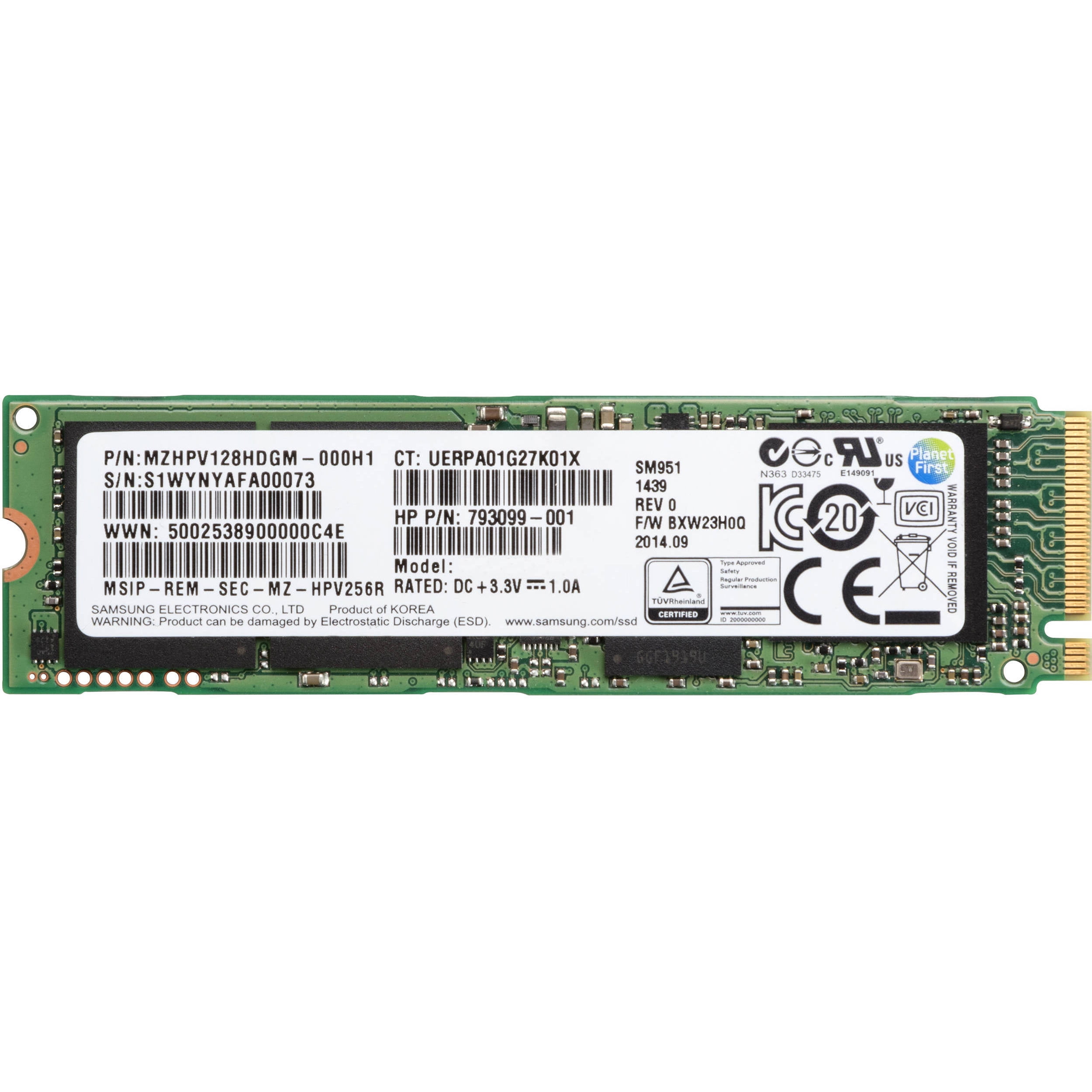 HP 6EU83AT Z Turbo Drive 512GB TLC (Z2 G4) SSD - Walmart.com