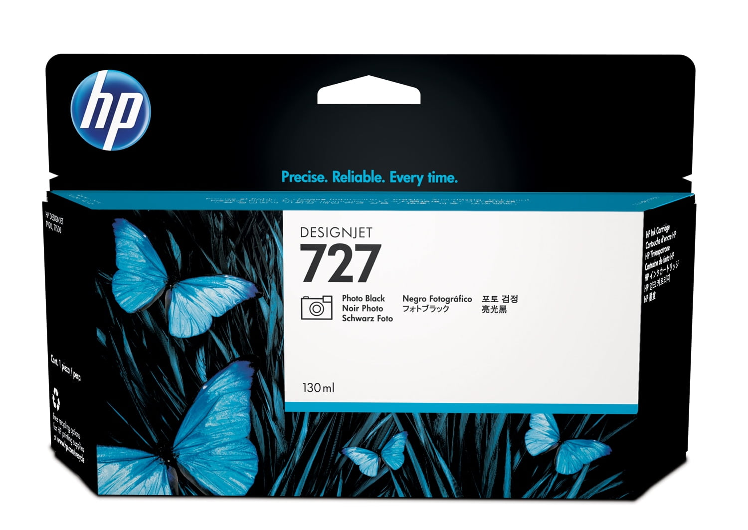 HP 727 130-ml Photo Black DesignJet Ink Cartridge, B3P23A - Walmart.com