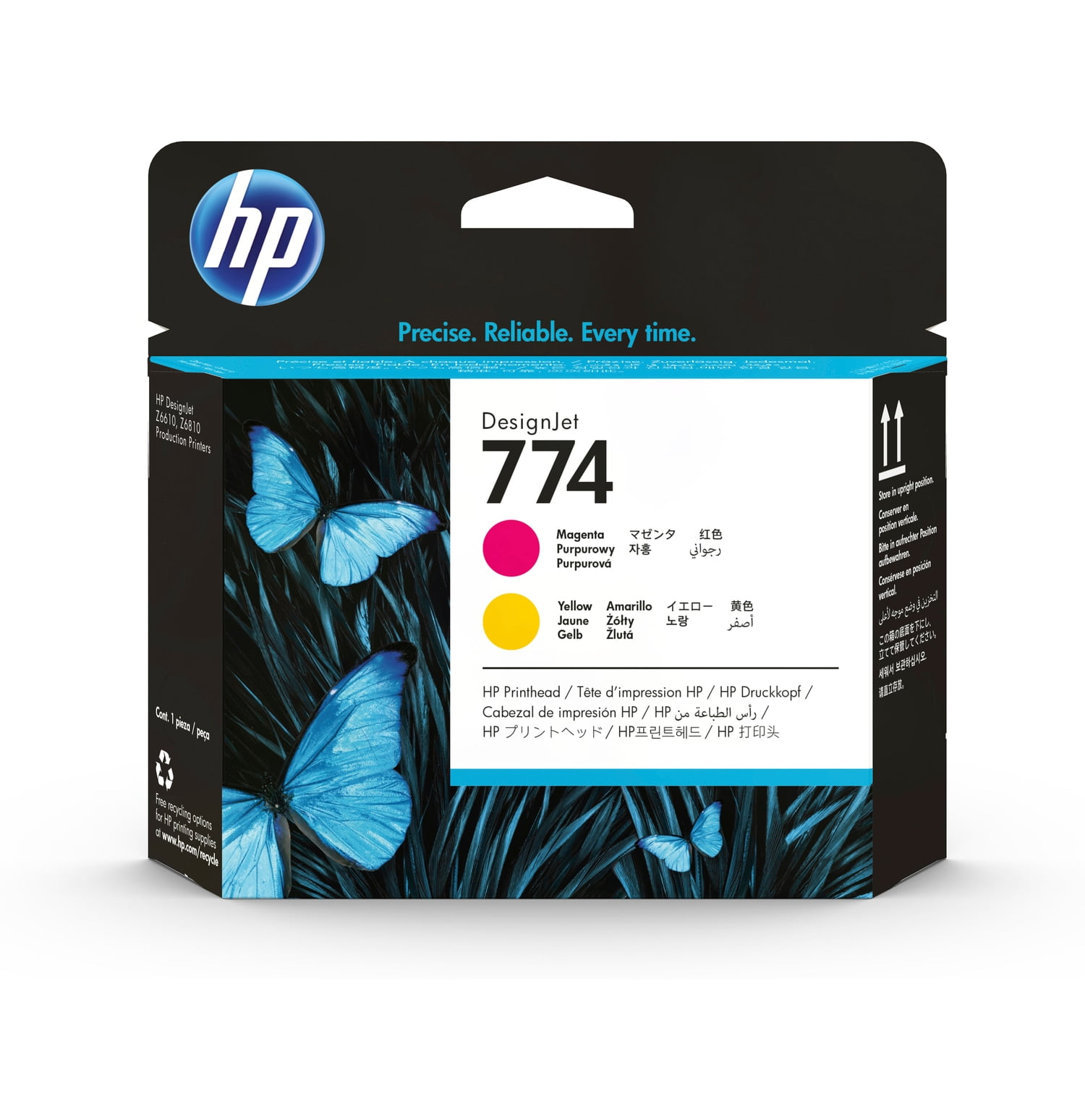 HP 774 Magenta/Yellow DesignJet Printhead, P2V99A - Walmart Business ...