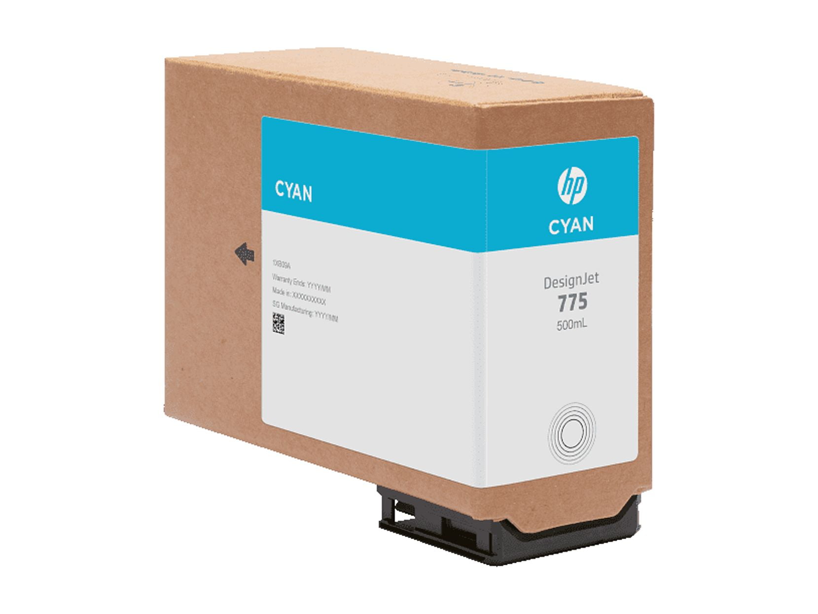 HP 775 500-ml Cyan Ink Cartridge, 1XB17A - Walmart.com