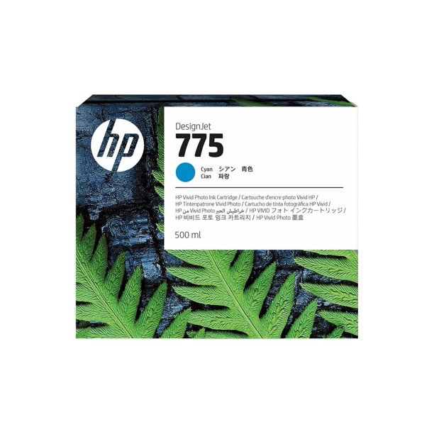 HP 775 Ink Printer Cartridge for Select Design Jet Printers, Cyan ...