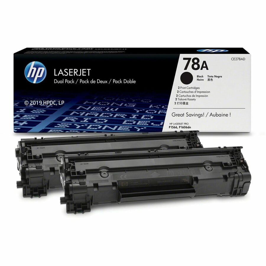 HP 78A - 2-pack - black - original - LaserJet - toner cartridge ...