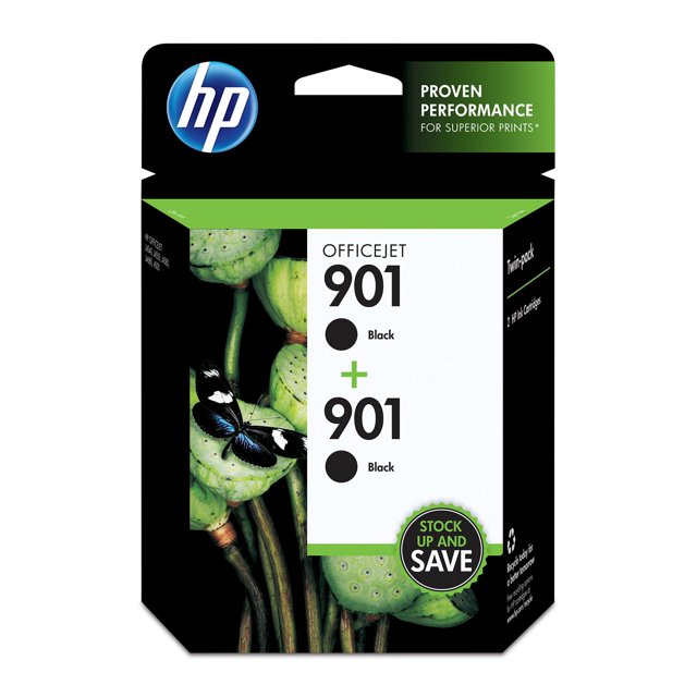 HP 901 Black Ink 2pk | Ink refills for office supply retail - Walmart ...