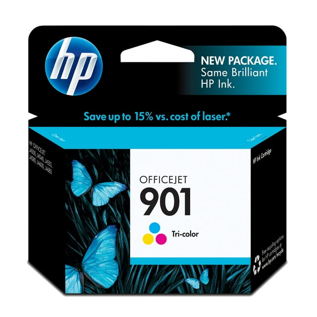 HP 901 Tri-color Ink Cartridge, 360 Pages, Eco-Friendly, High-Quality ...