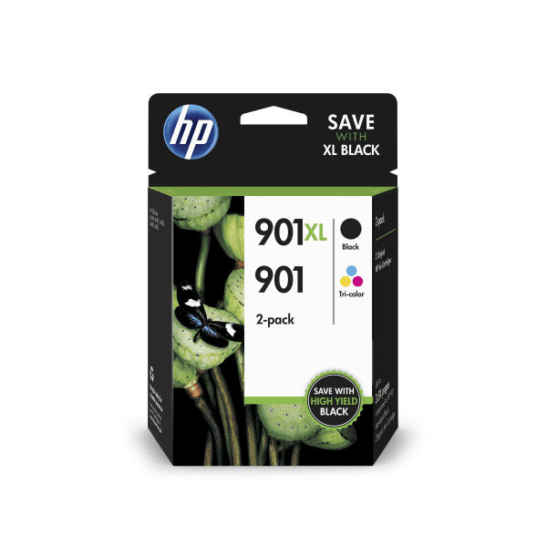 HP 901XL Black High Yield Original Cartridge & 901 Tri-color Original ...