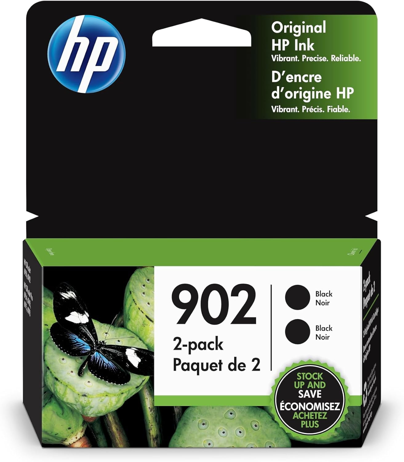 HP 902 | 2 Ink Cartridges | Black | Works with HP OfficeJet 6900 Series ...