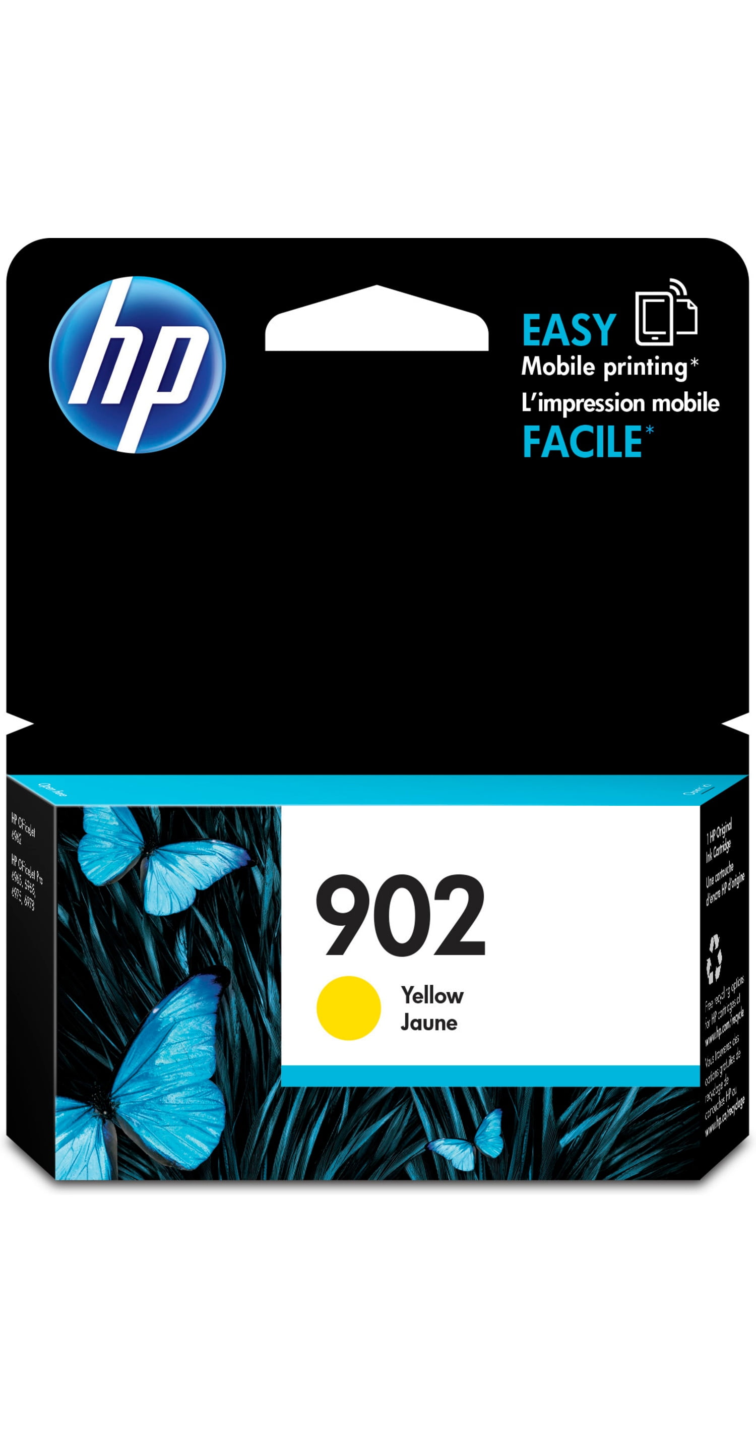 HP 902 Yellow Standard Yield Ink Cartridge Print Up to 315 Pages ...