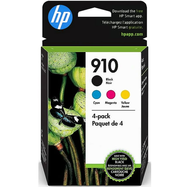 HP 910 Ink Cartridges Combo Pack | 910 HP Printer Ink | HP Ink 910with ...