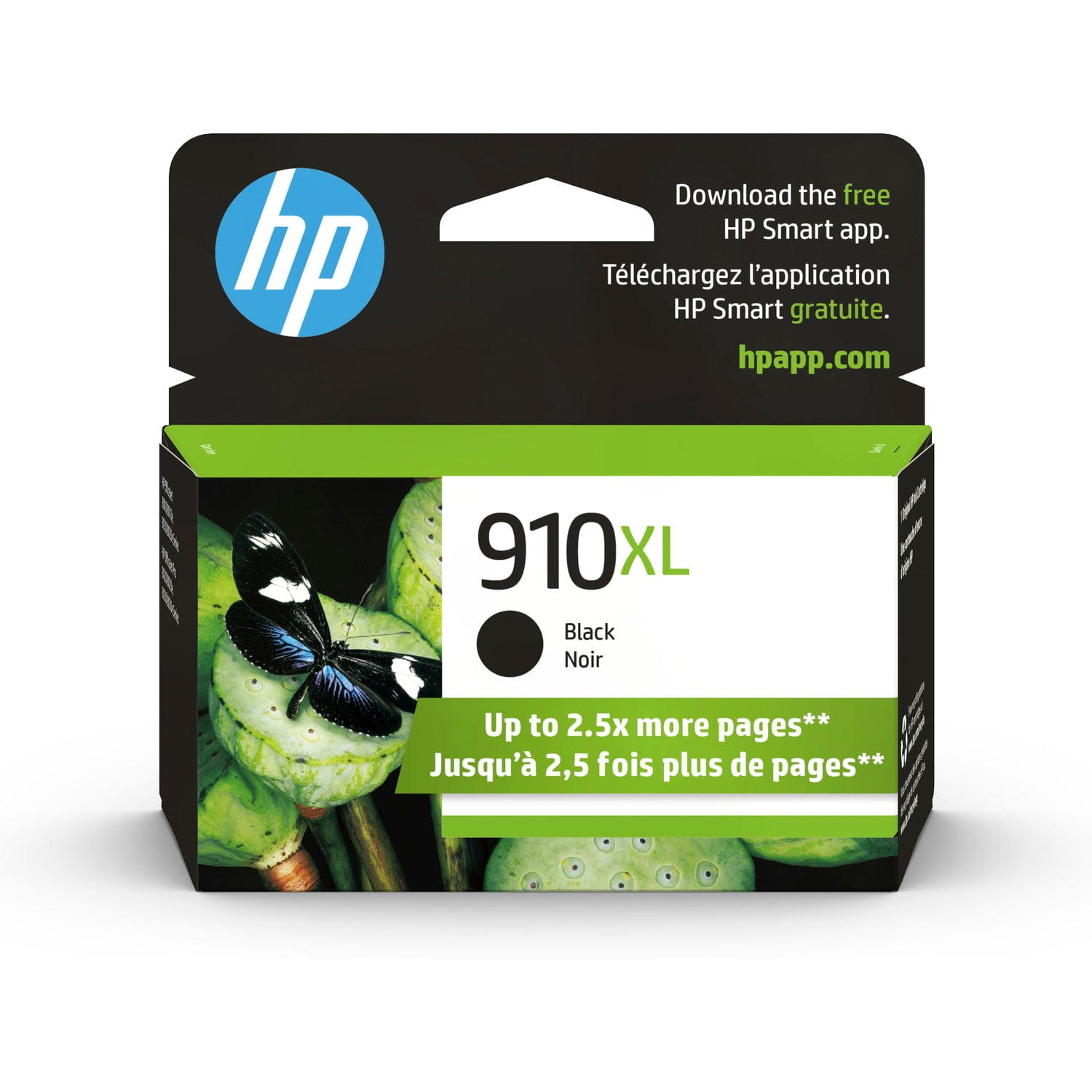 HP 910XL High Yield Black Original Ink Cartridge for Professional ...