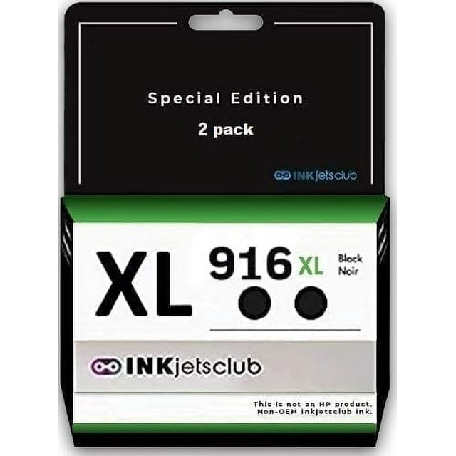 HP 916XL Black Compatible Inkjet Cartridge for HP 916 OfficeJet ...