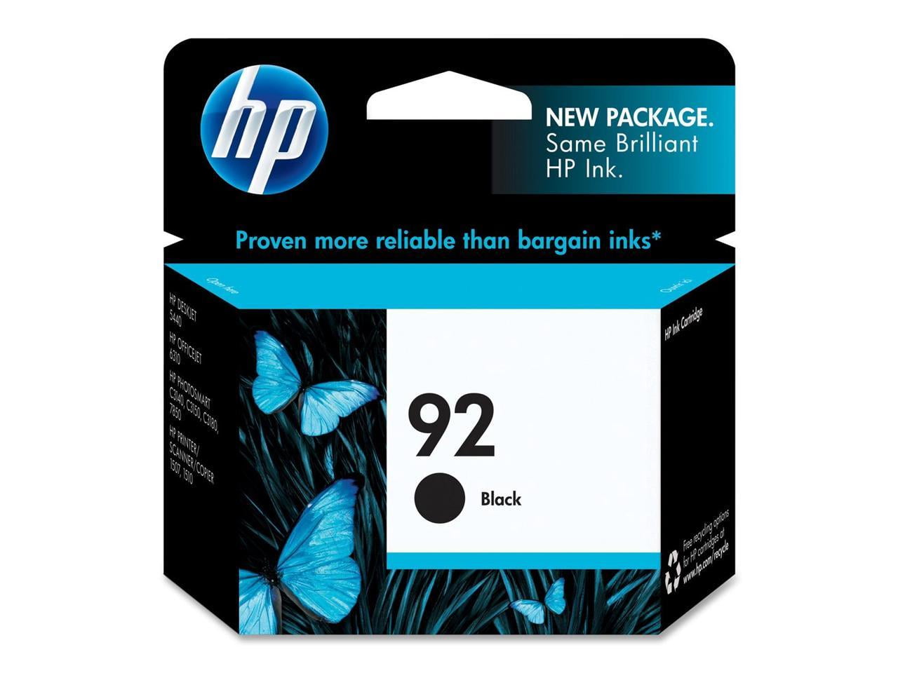 HP 92 Ink Cartridge - Black - Walmart Business Supplies