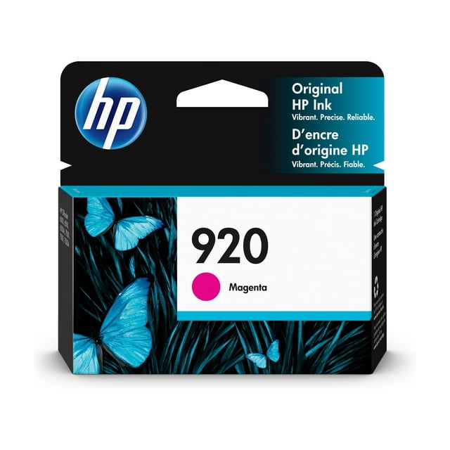 HP 920 Magenta Original Ink Cartridge, ~300 pages, CH635AN#140 ...
