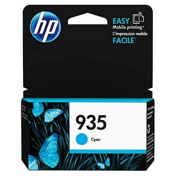 HP 935 Cyan Original Ink Cartridge, ~400 pages, C2P20AN#140 - Walmart ...