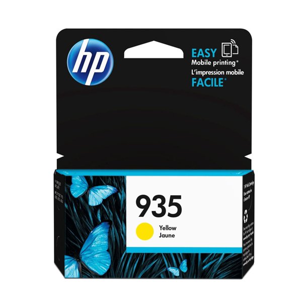 HP 935 Yellow Original Ink Cartridge, ~400 pages, C2P22AN#140 - Walmart ...
