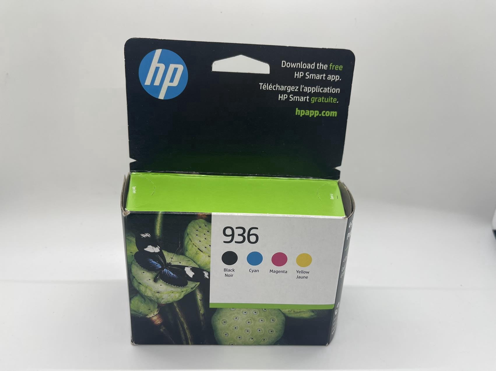 HP 936 Black, Cyan, Magenta, Yellow Ink Cartridges (4-Pack)for ...