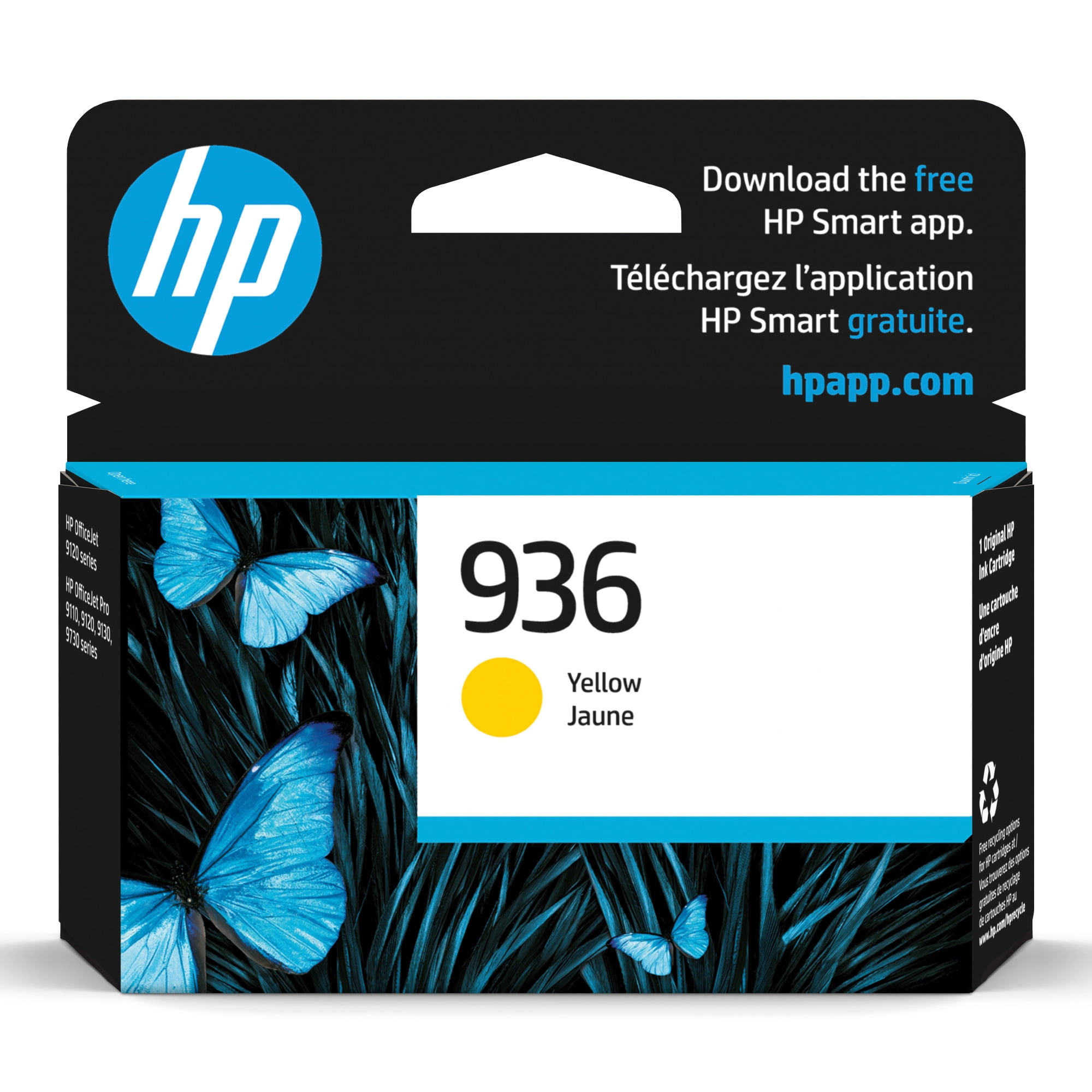 HP 936 Yellow Ink Cartridge, ~800 Pages, (4S6V1LN) - Walmart Business ...