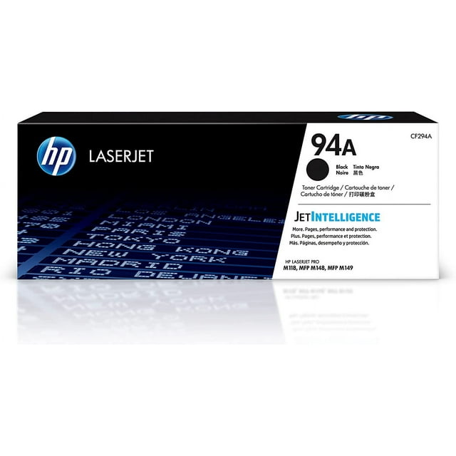 HP 94A Black Toner Cartridge | Works with HP LaserJet Pro M118 Series ...