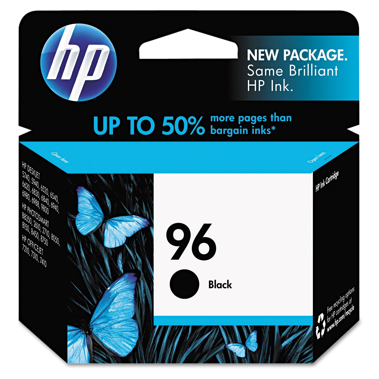 HP 96 Ink Printer Cartridges, Black (C8767WN) - Walmart.com