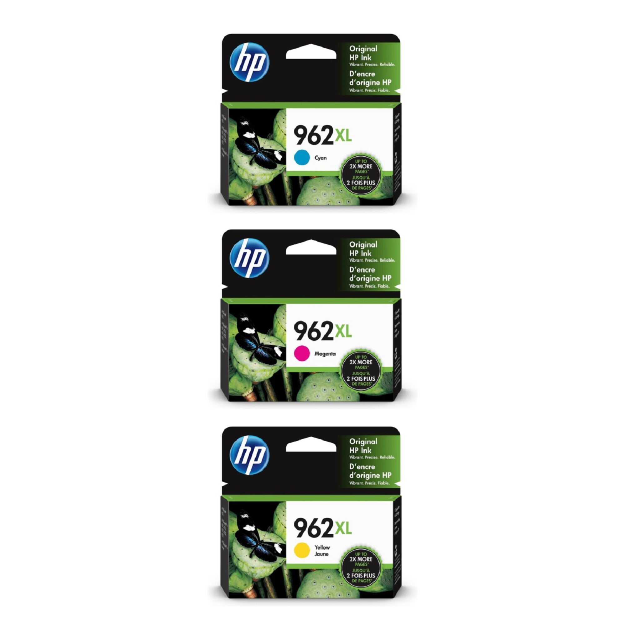 HP 962XL Cyan; Magenta; Yellow High-Yield Ink Cartridges, Set Of 3 ...