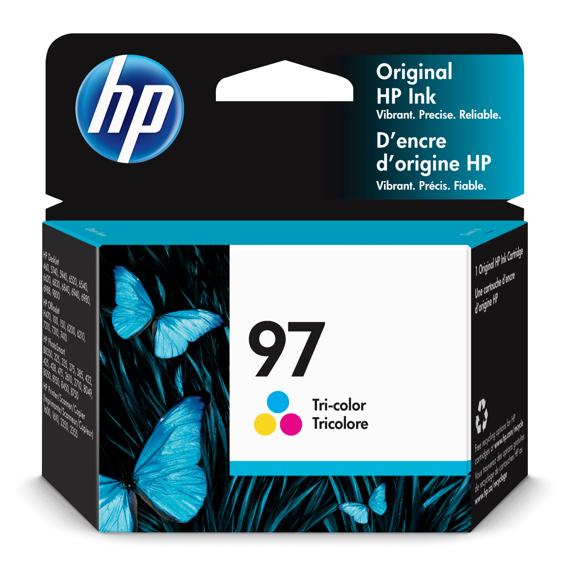 HP 64XL Black and 64 STD Tricolor color Ink Cartridge Combination ...