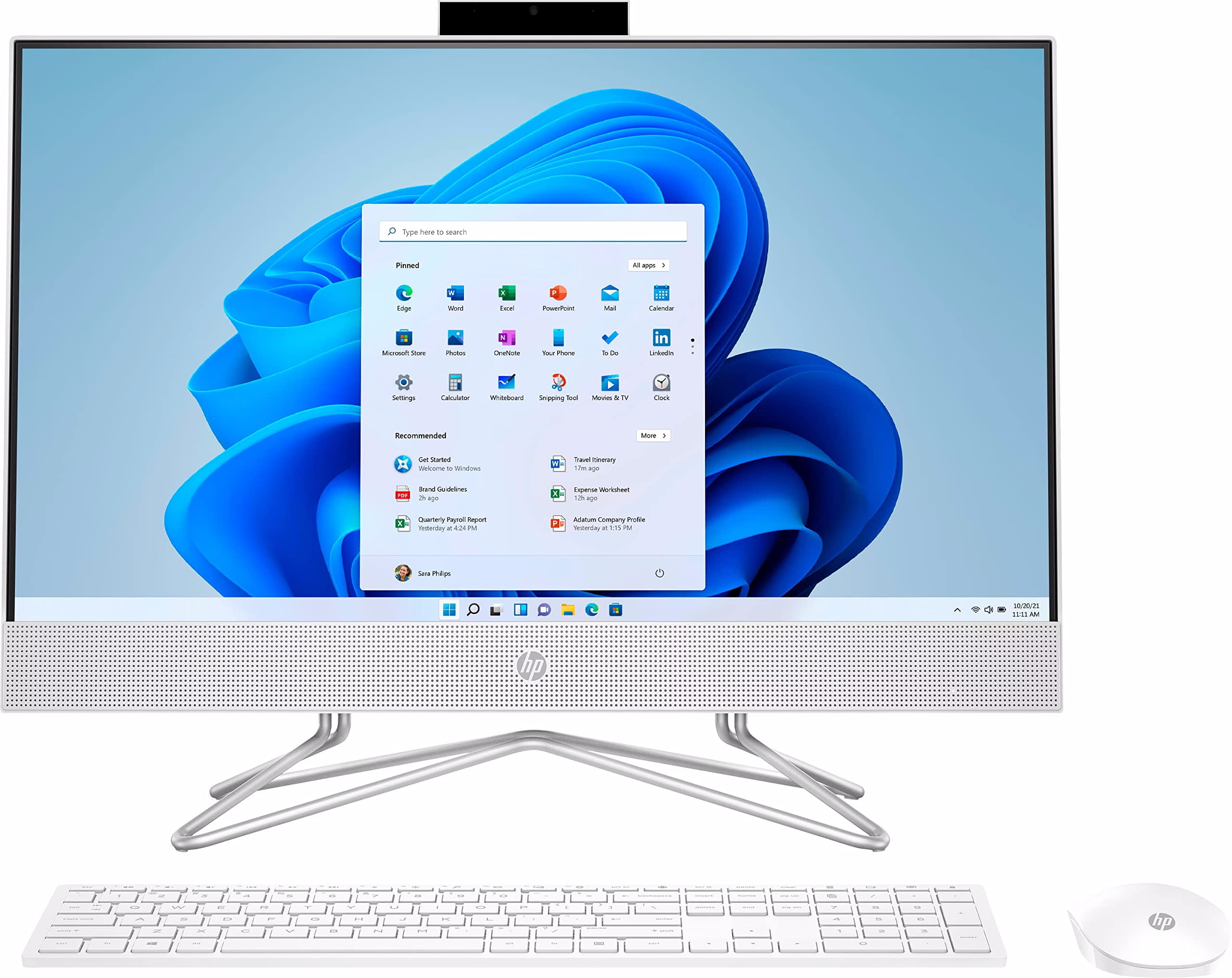 HP AIO Desktop | AIO-24-DF1053W | 23.8" 1920x1080 Touch IPS LED-Backlit ...