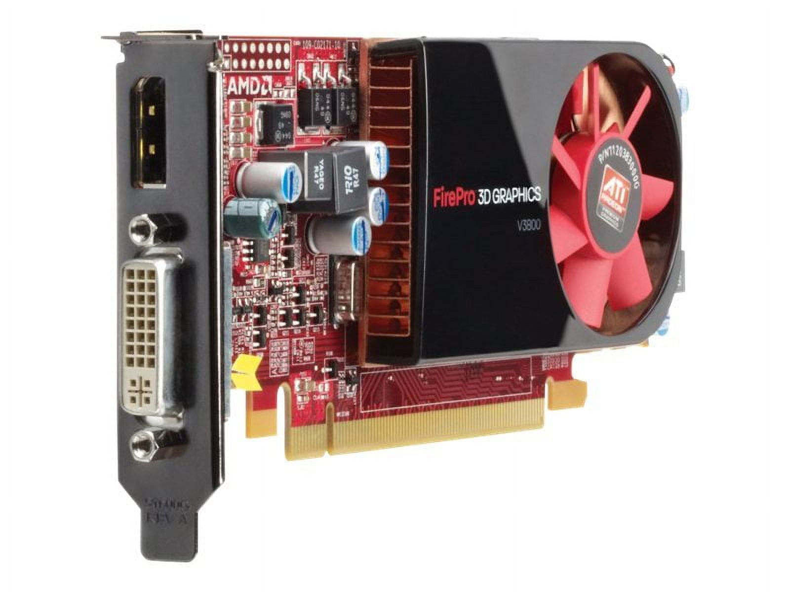 ATI FirePro V3800 - Graphics card - FirePRO V3800 - 512 MB GDDR3 - PCIe 2.0 x16 - DVI ...