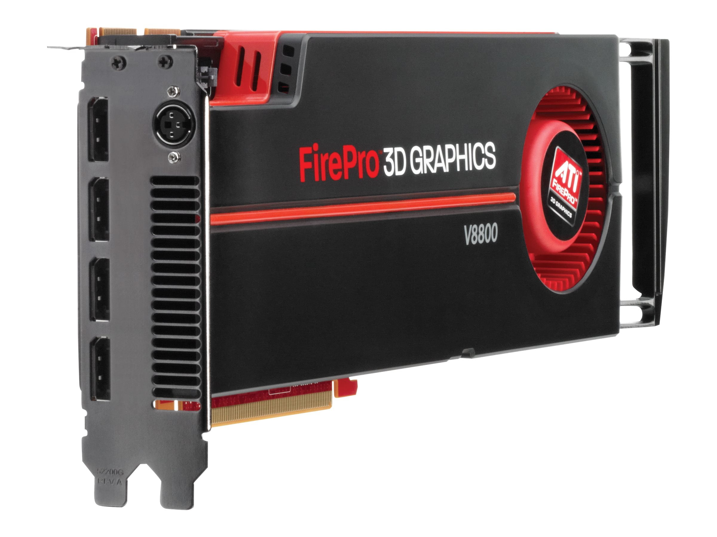 ATI FirePro V8800 - Graphics card - FirePRO V8800 - 2 GB GDDR5 - PCIe 2 ...