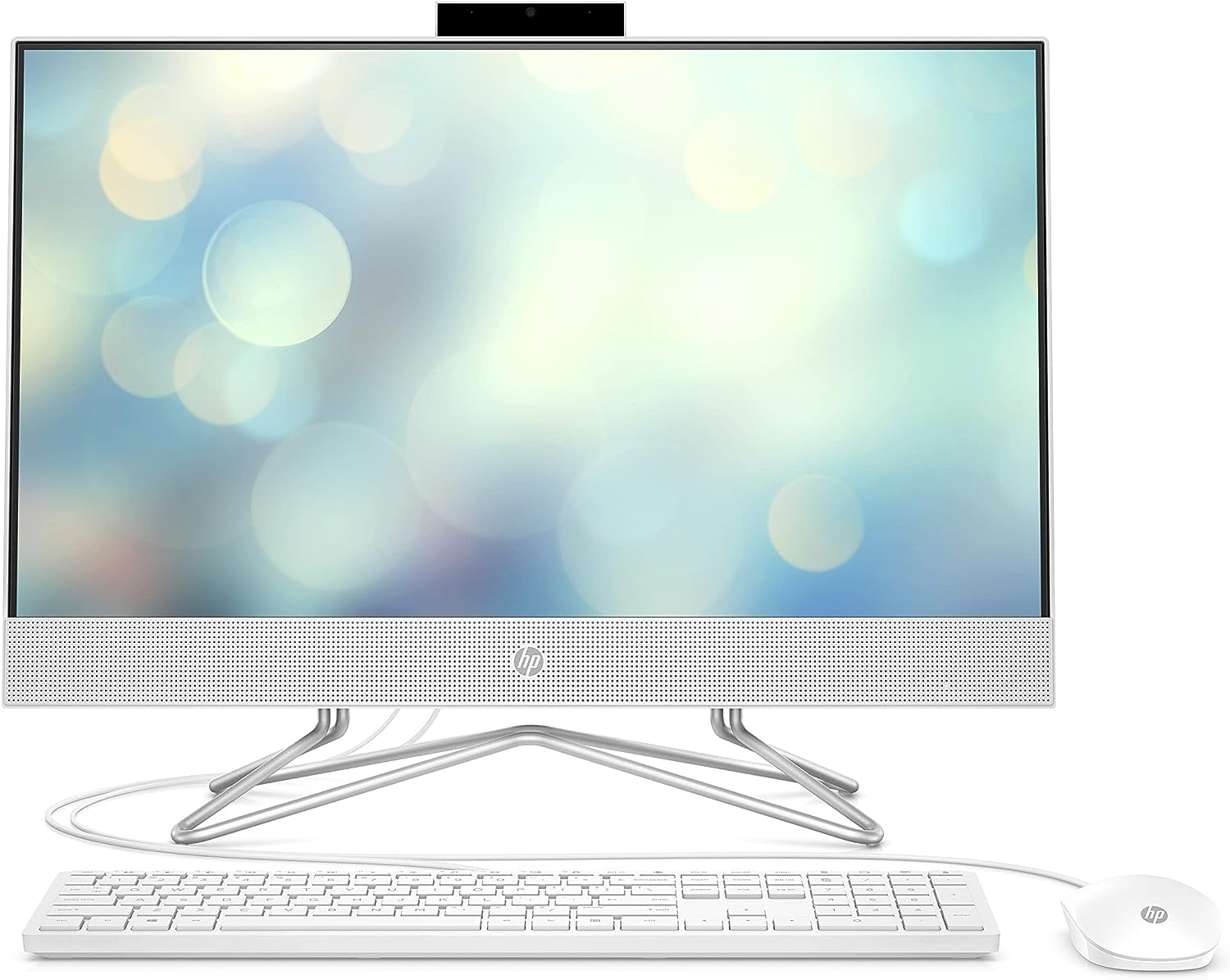 HP All-in-One 22-dd0000 2022 Desktop 21.5-inch 2-Core AMD Athlon Silver ...