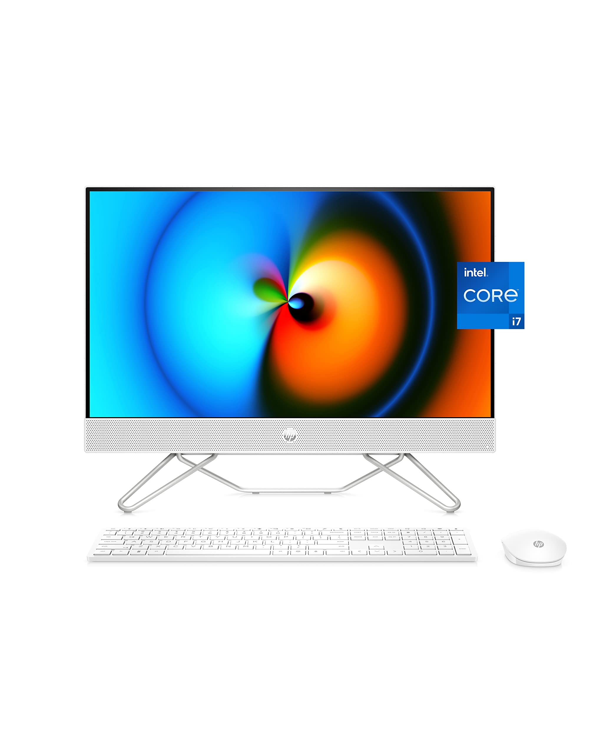 HP All-in-One Bundle PC, 23.8" Full HDMicro-Edge Touchscreen Display ...