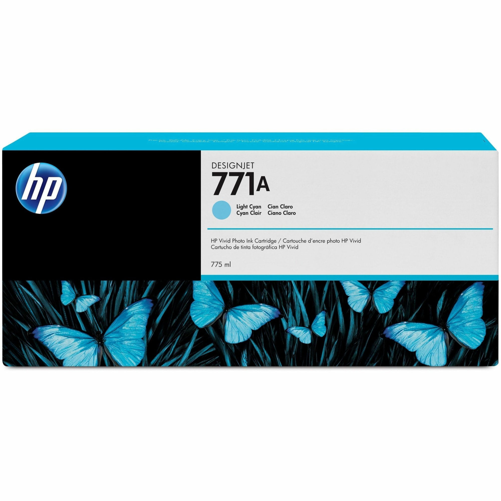 HP 771, High-Yield Light Cyan Ink Cartridge (CE042A) - Walmart.com