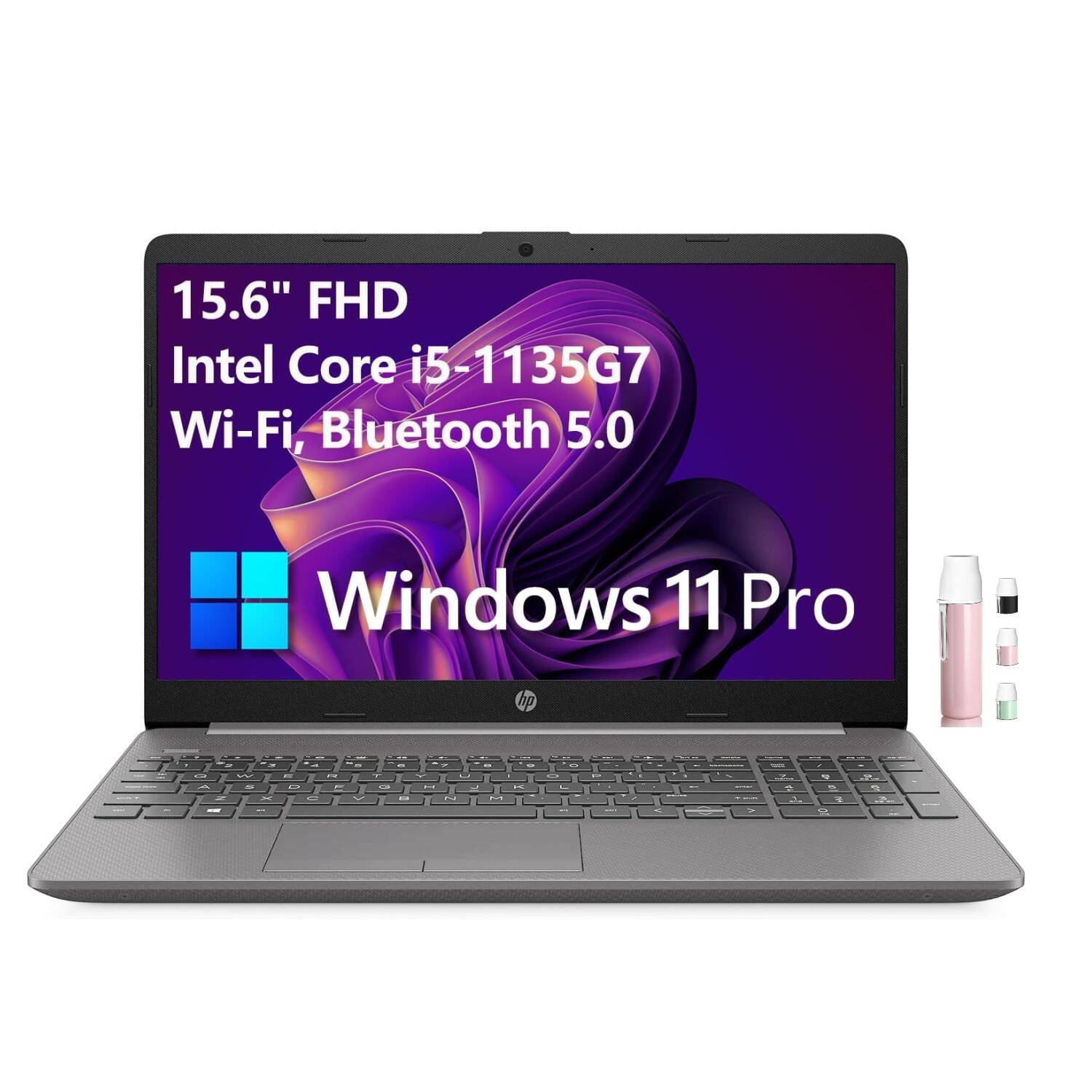 HP Business Laptop Computer, 15.6" FHD, Intel Core i5-1135G7 CPU (Beat i7-1065G7), 16GB DDR4 RAM ...