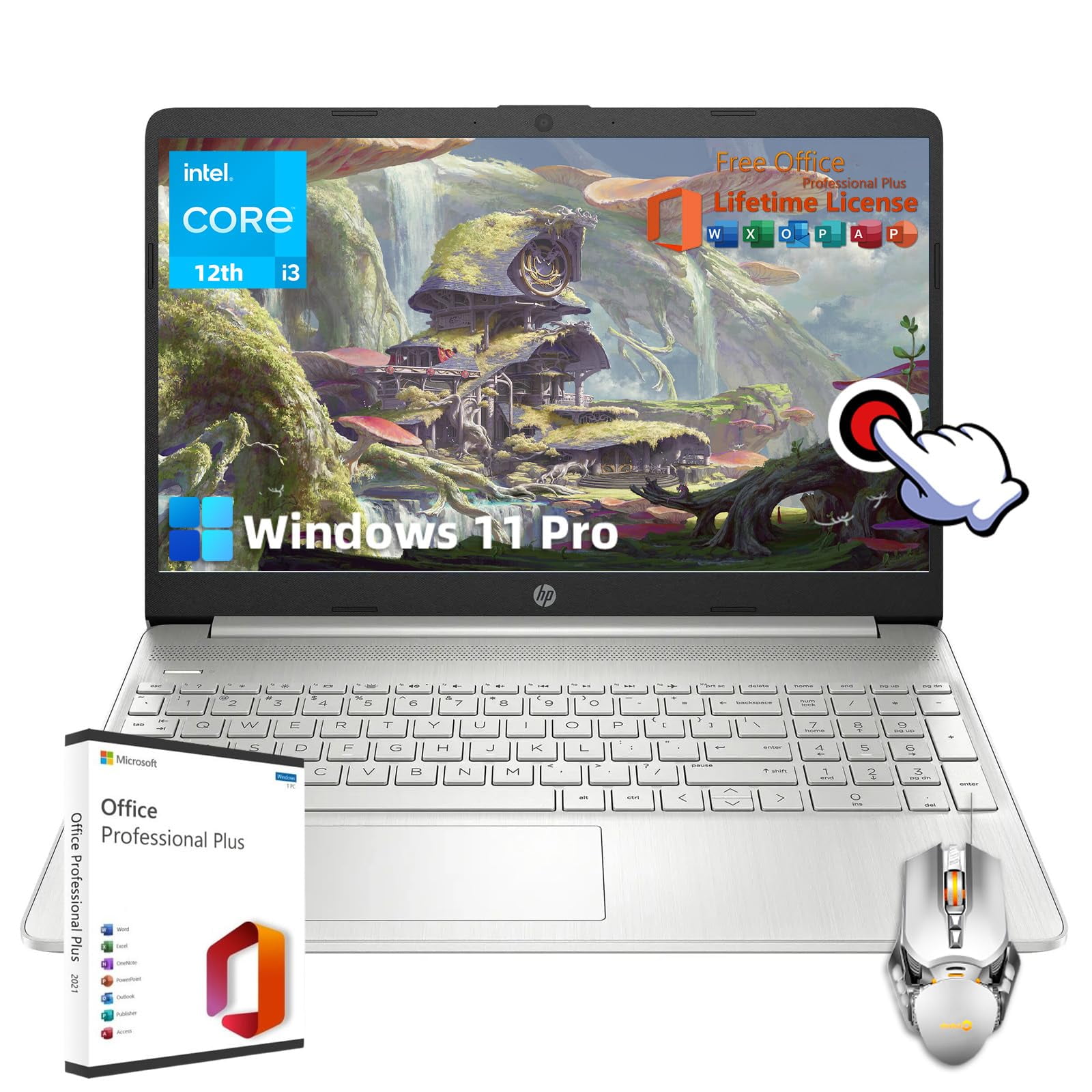 HP for Business & Student Laptop Computer - with Microsoft Office ...