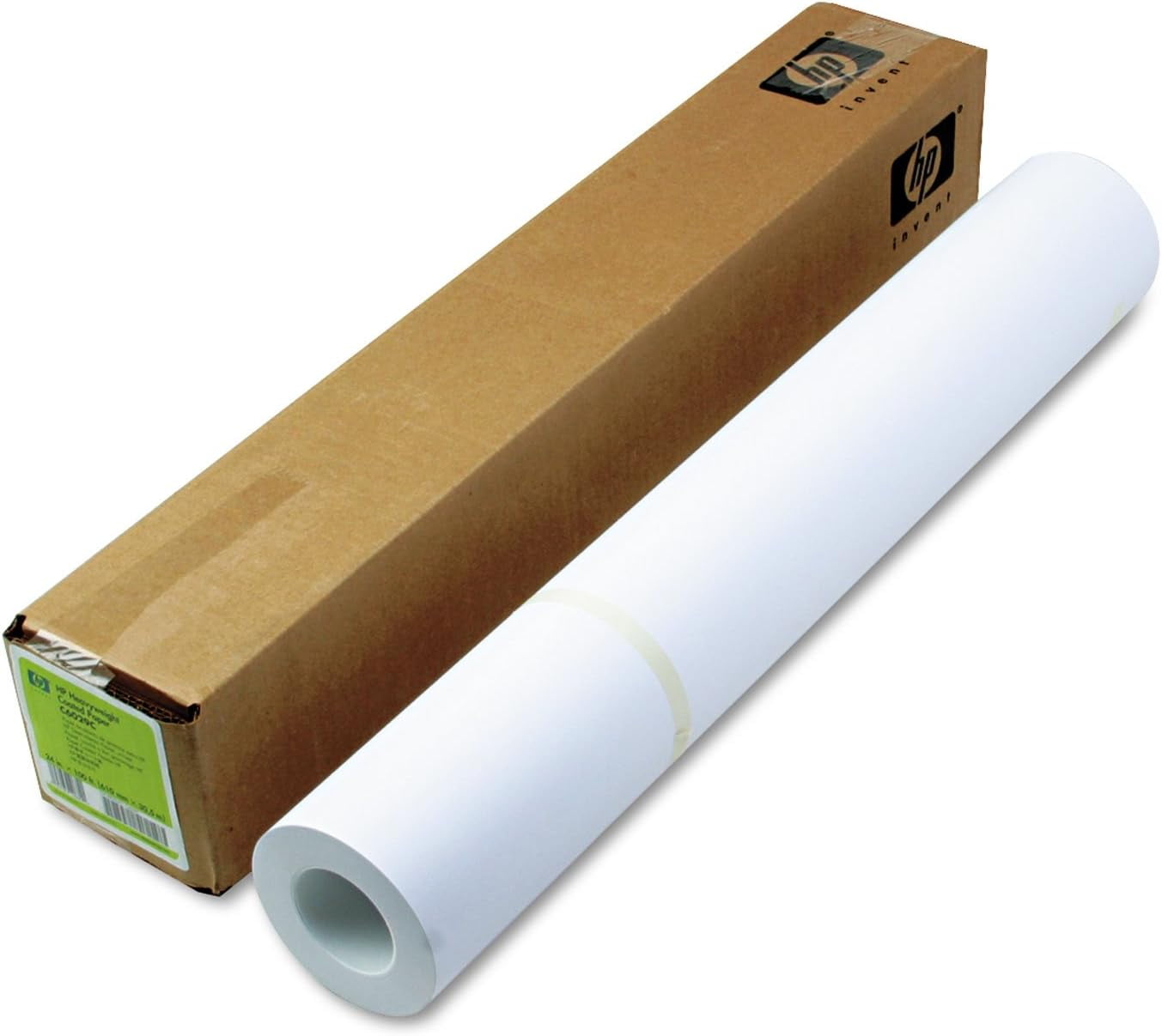 HP C6029C Heavyweight Coated Paper,24-Inch x100-Ft,35 lb,90 GE/101 ISO ...