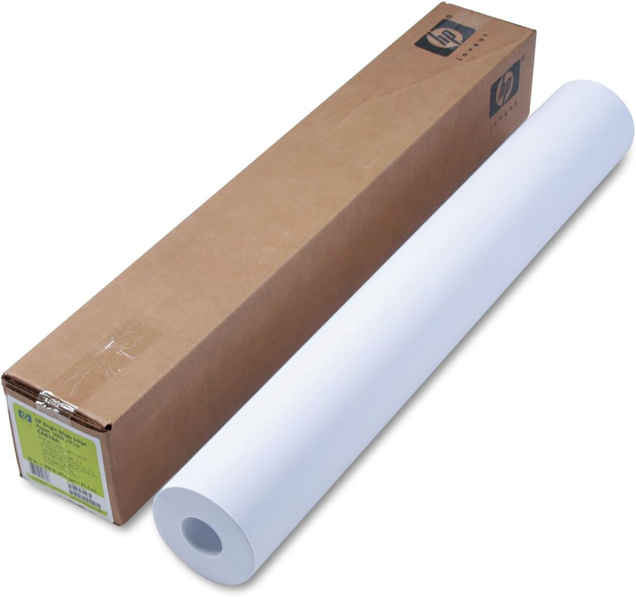HP C6810A Inkjet Bond Paper,24 lb,36"x300' Roll,95 GE/108 ISO,BR WE ...