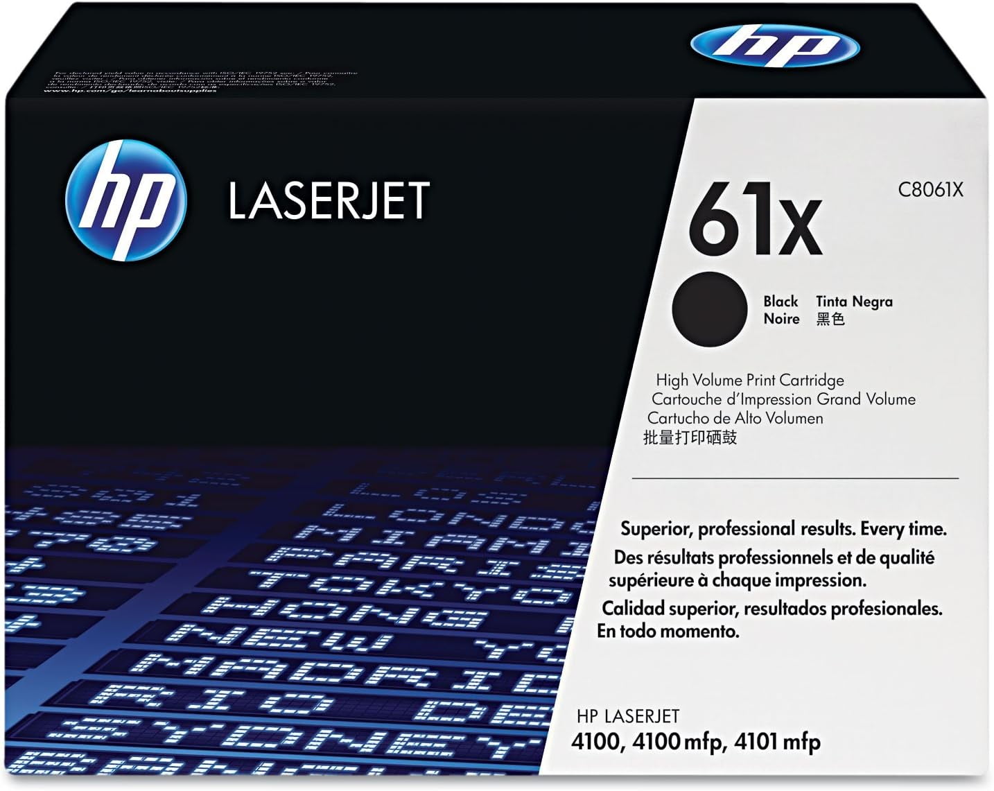HP C8061X (61X) 4100/4101 High Yield Black Toner Cartridge - Walmart.com