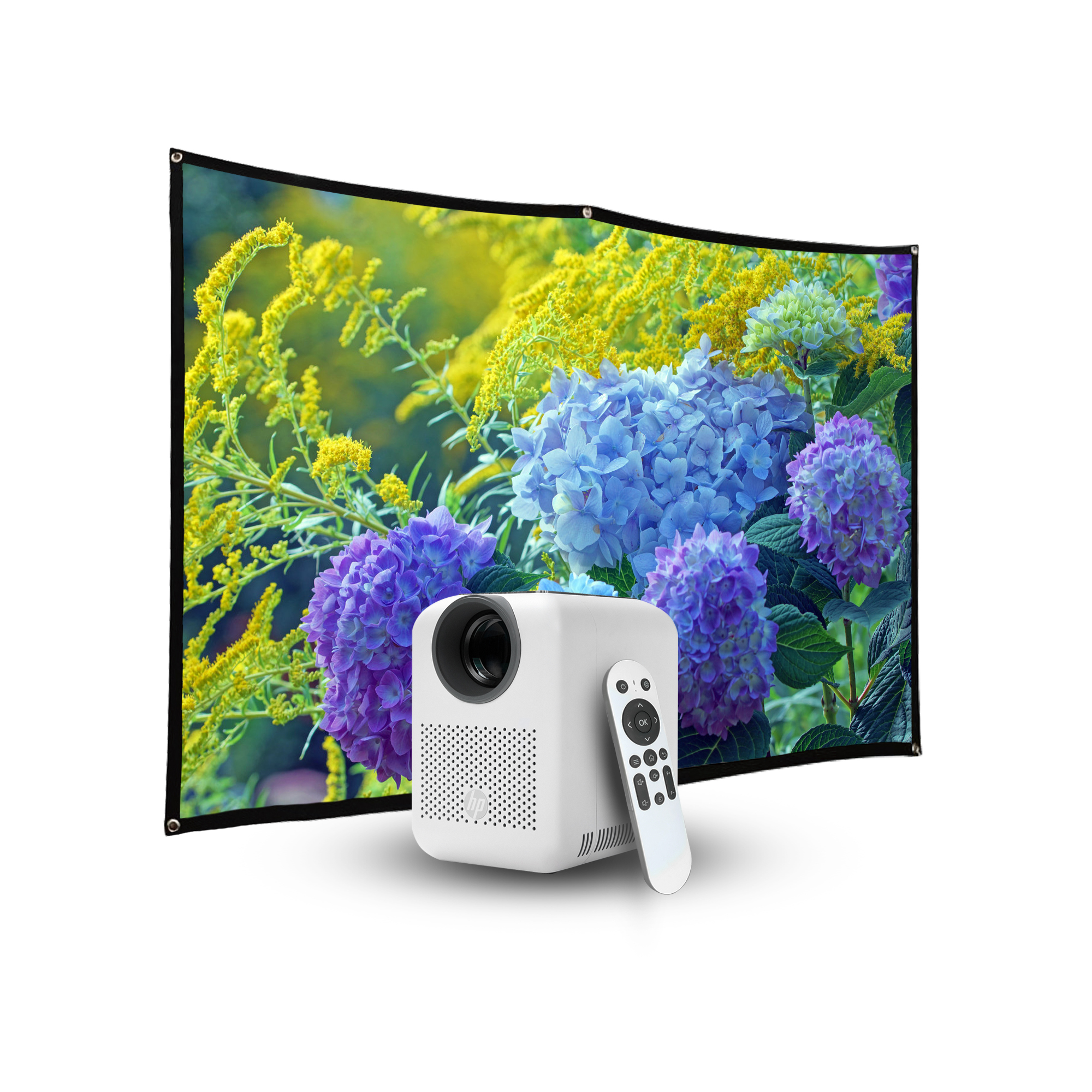 HP CC180W Promo 2in1 Mobile HD Projector - Wireless Projection (iOS ...