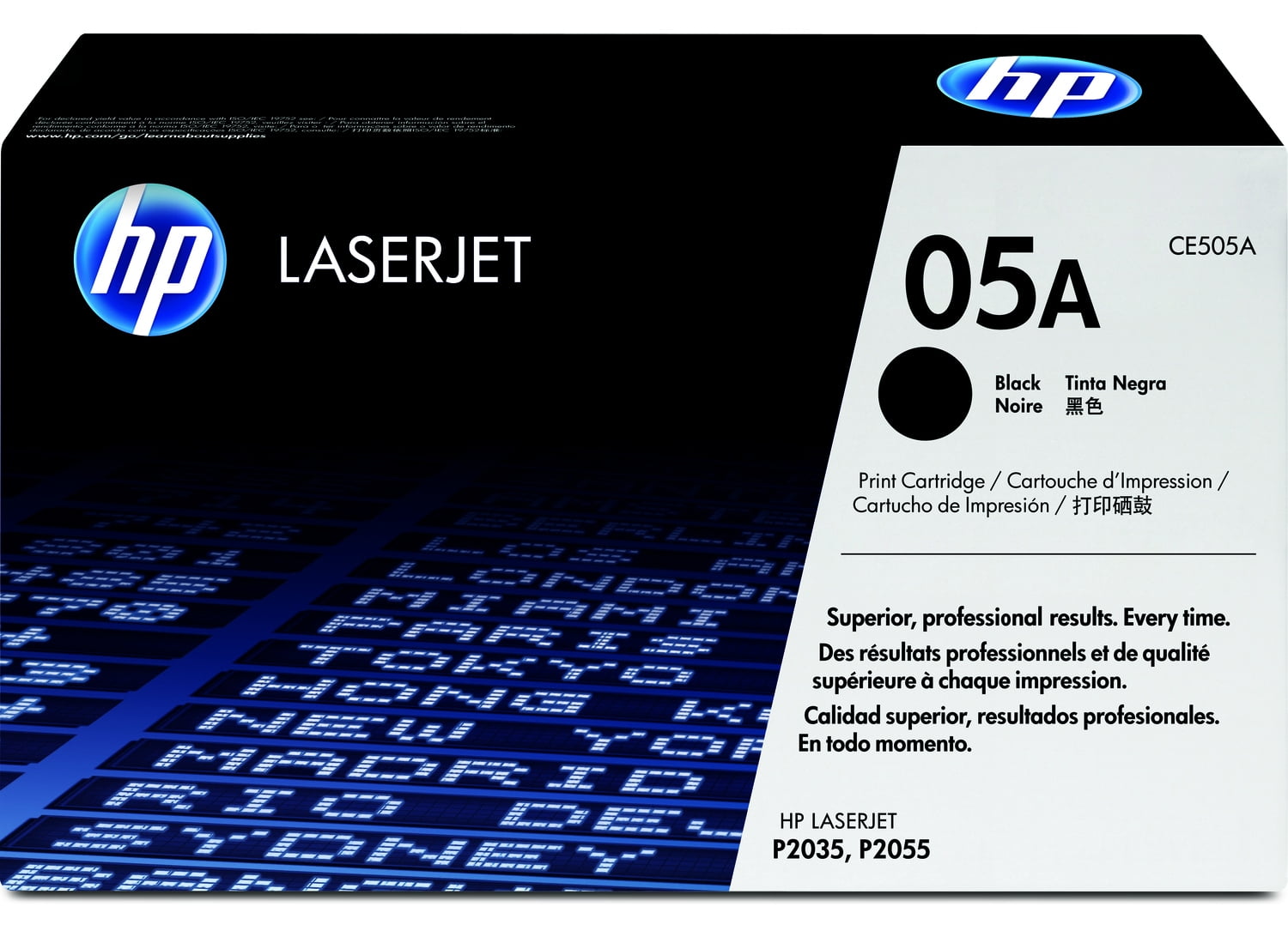 HP 05A Laser Printer Toner Cartridge, Black, Original, CE505A - Walmart.com
