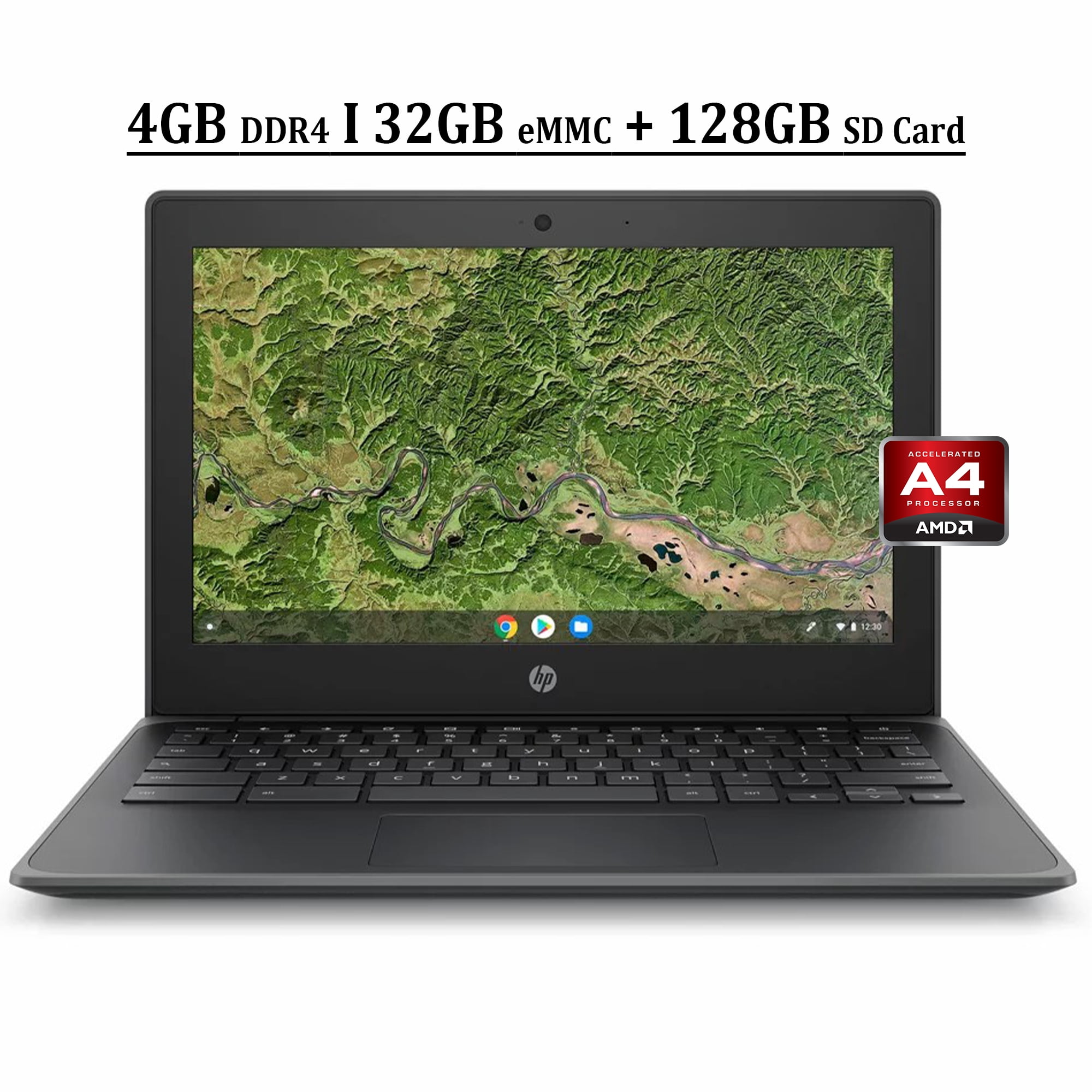 HP Chromebook 11A G8 Business Laptop 11.6" Diagonal HD Anti-glare ...