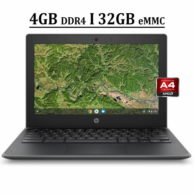 HP Chromebook 11A G8 Business Laptop 11.6" Diagonal HD Anti-glare Display AMD A-Series A4-9120C ...