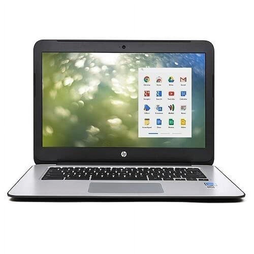 Pre-OwnedHP Chromebook 14 G4 14" 4GB 16GB Intel Celeron N2840 X2 2.16GHz, Black (Refurbished ...