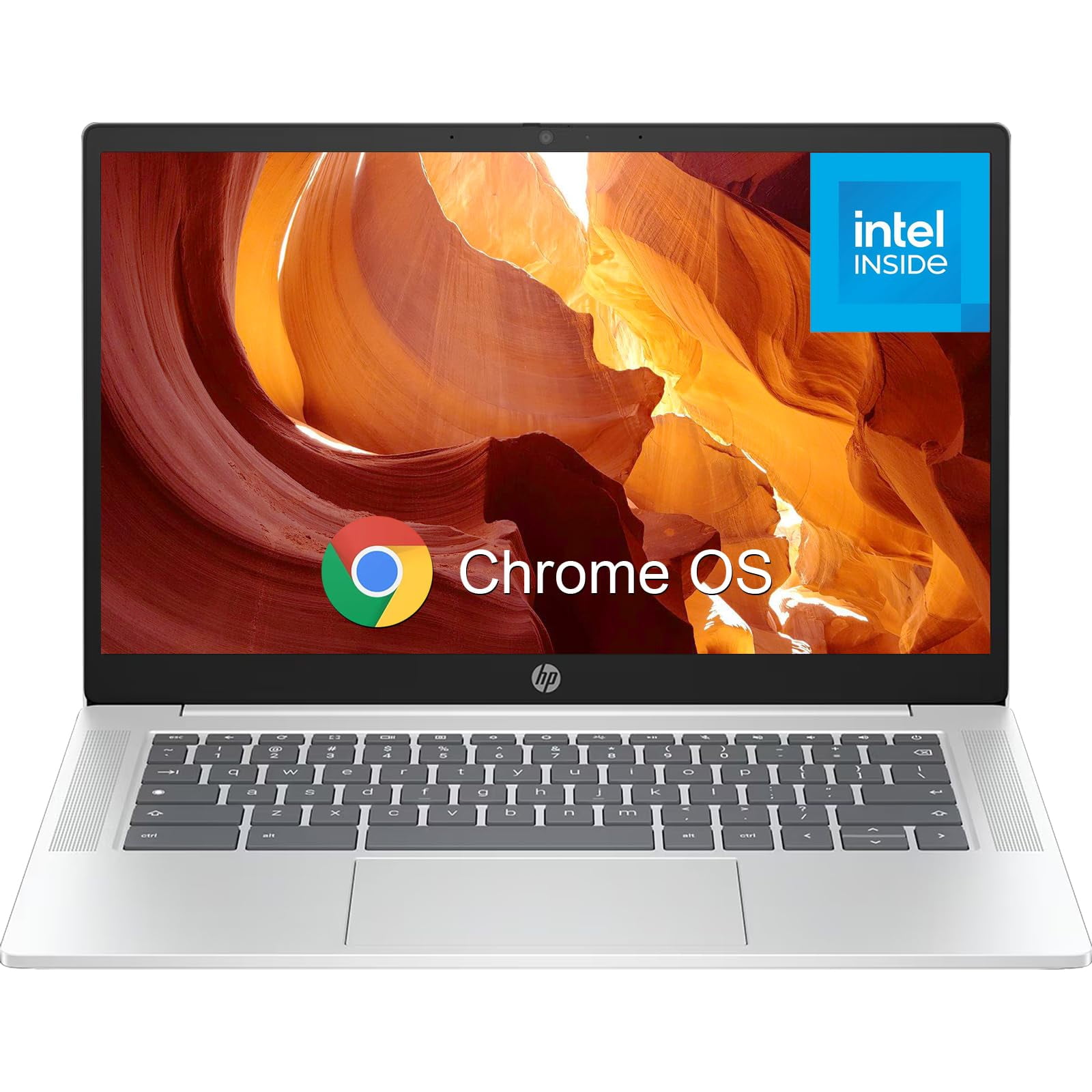 HP Chromebook 14 inch Laptop, FHD IPS Display Business Laptop, Intel ...
