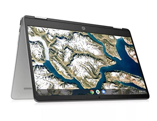 HP Chromebook x360 14-inch HD Touchscreen, 64GB eMMC, Intel Celeron N4020 2-in-1 Laptop (4GB RAM ...
