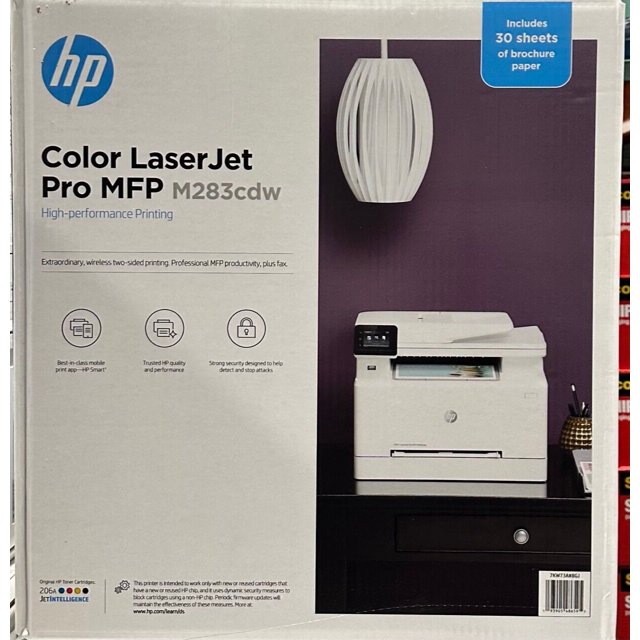 HP Color Laserjet Pro M283cdw Wireless All-in-One Laser Printer-Remote ...